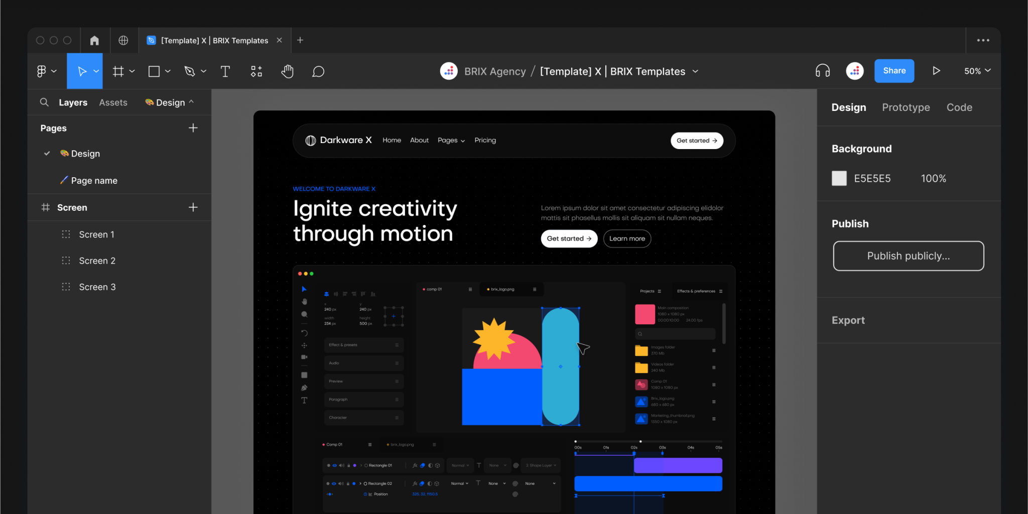 Darkware X - Dark Mode Software Figma Template - Free Figma Resource ...