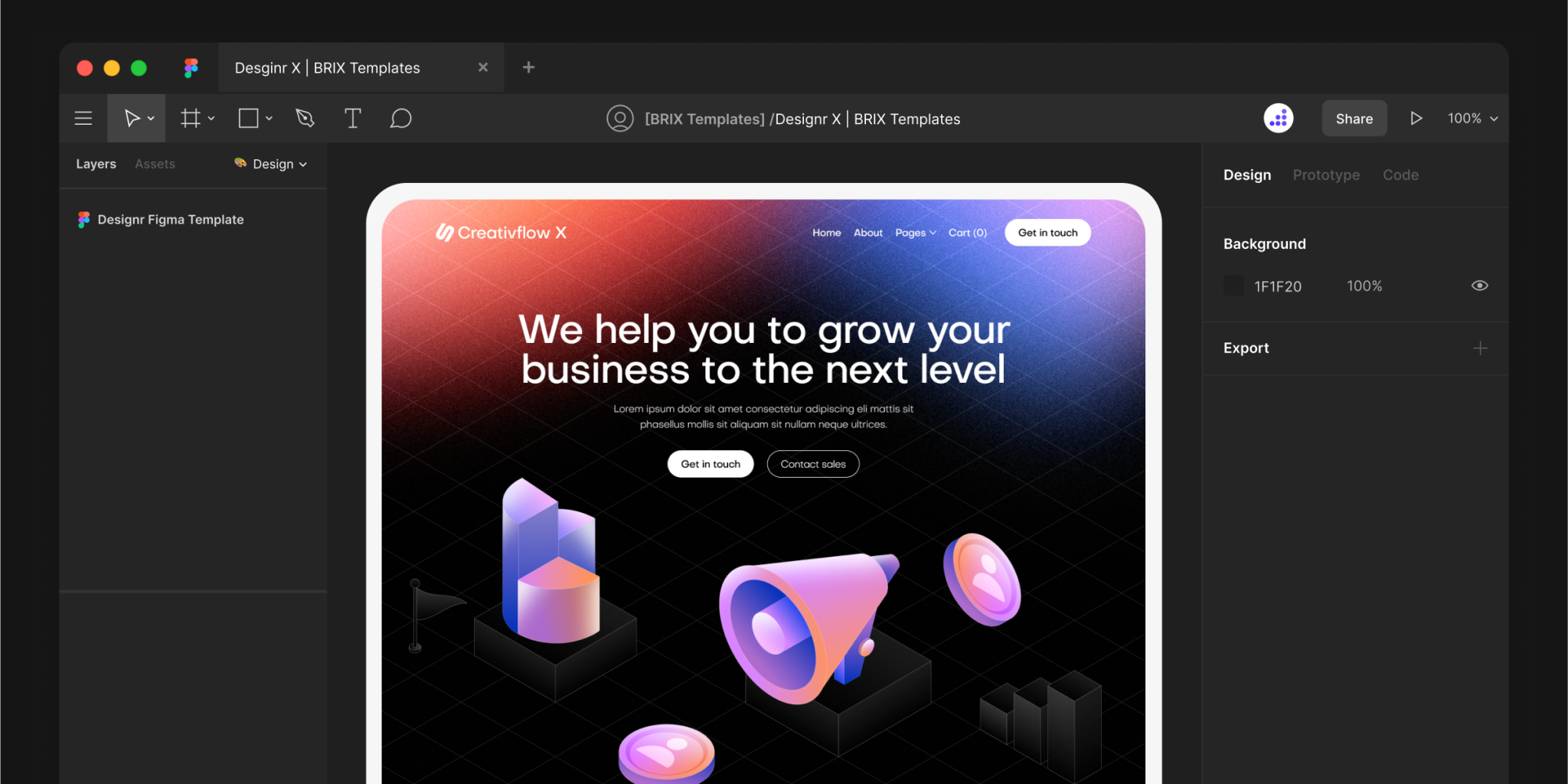 Creativflow X - Creative Marketing Agency Figma Template - Free Figma ...