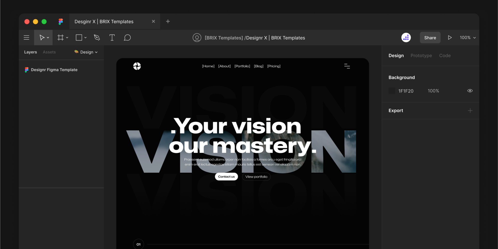 Production X - Video Agency Figma Template - Free Figma Resource ...